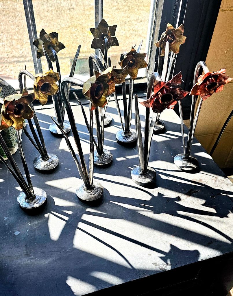 Forged Gloucester Daffodil – The Village Blacksmith